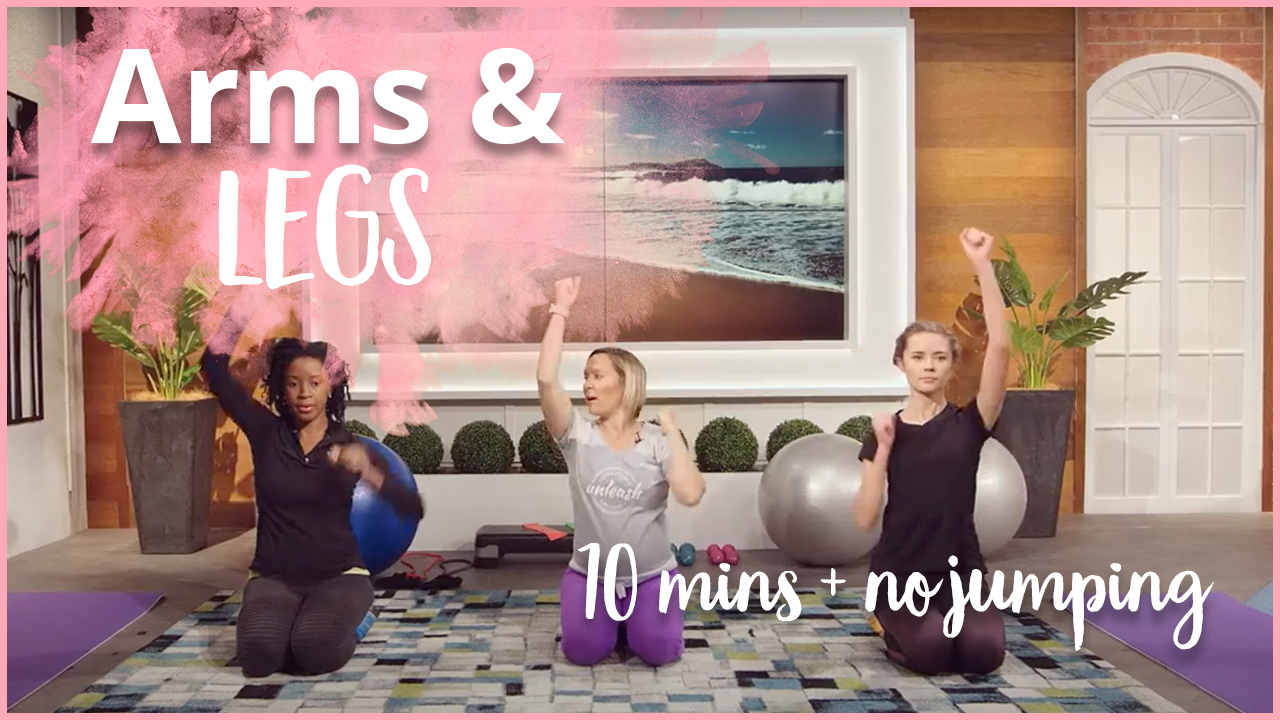 🎥 Low impact arms and legs HIIT workout - Mums At The Table
