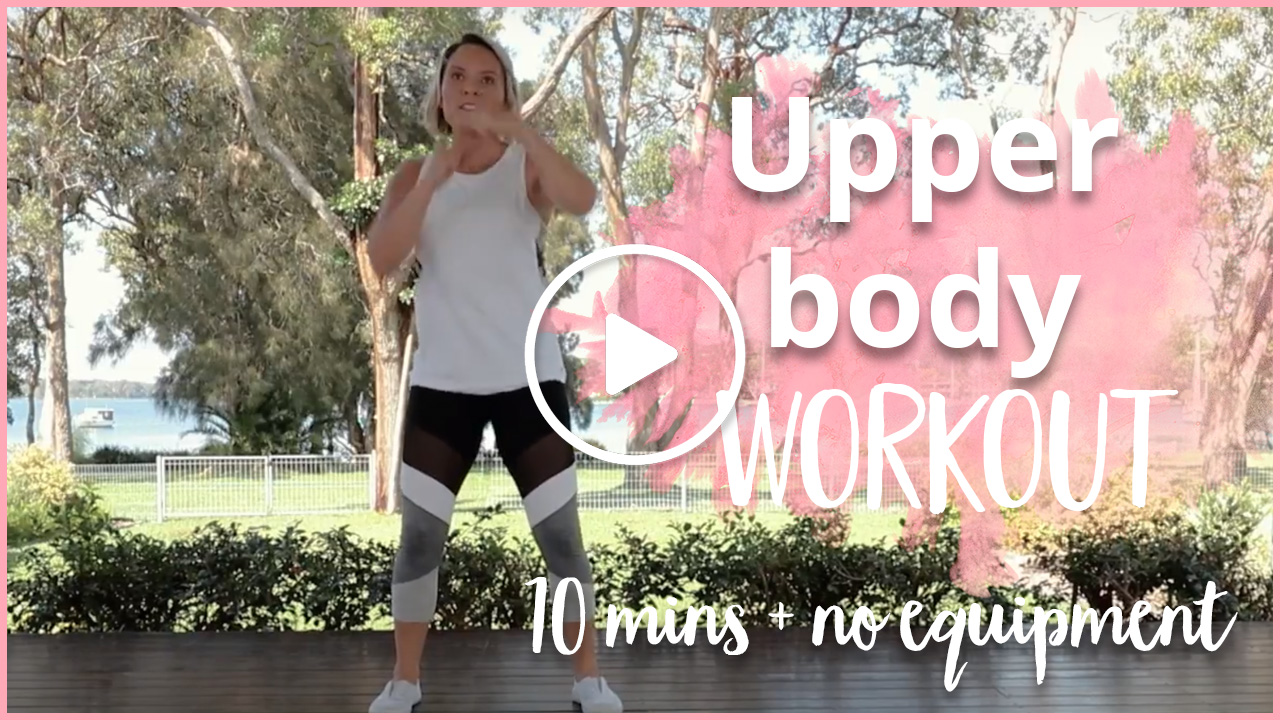 🎥 10-minute upper body workout (no equipment + at home) - Mums At The Table