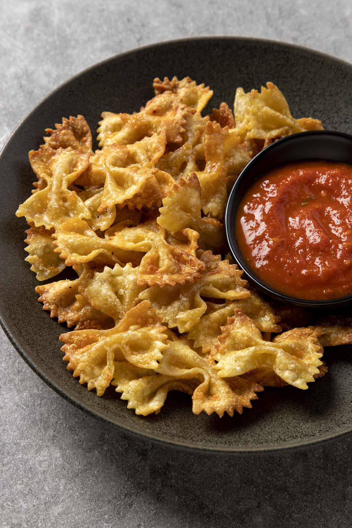 Air fryer pasta chips - Mums At The Table