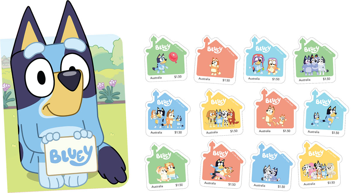 Mark your calendars: Bluey coin collection and stamps up for sale ...